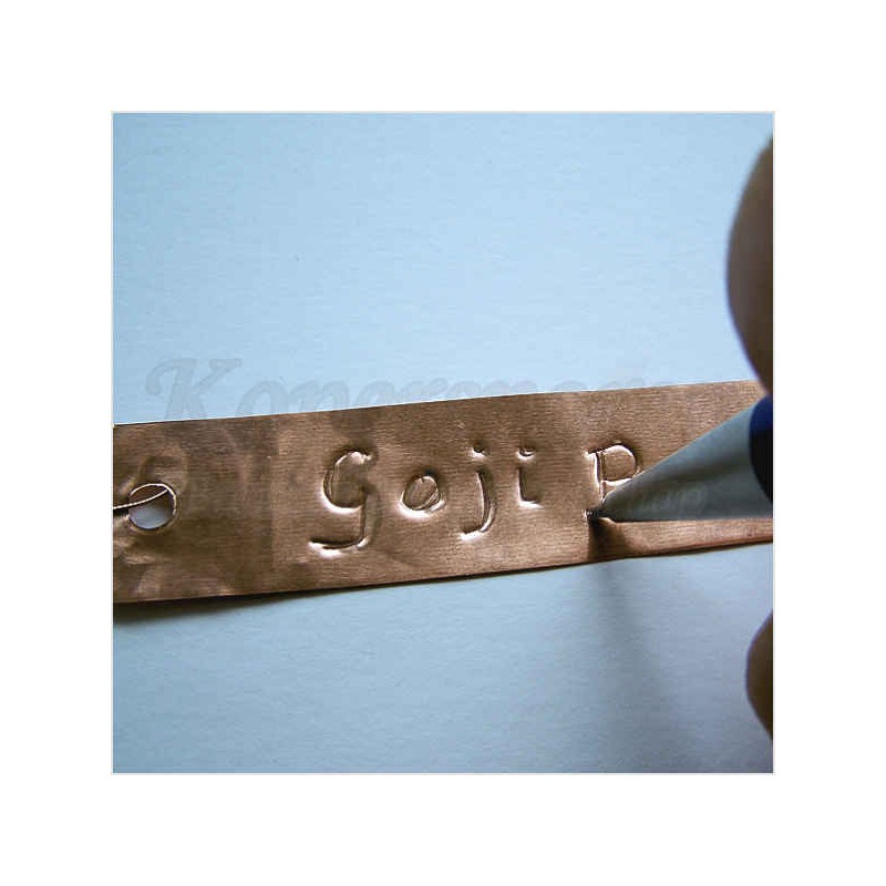 Plantlabel van koper, 10 stuks