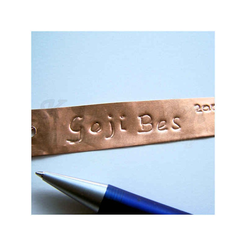 Plantlabel van koper, 10 stuks